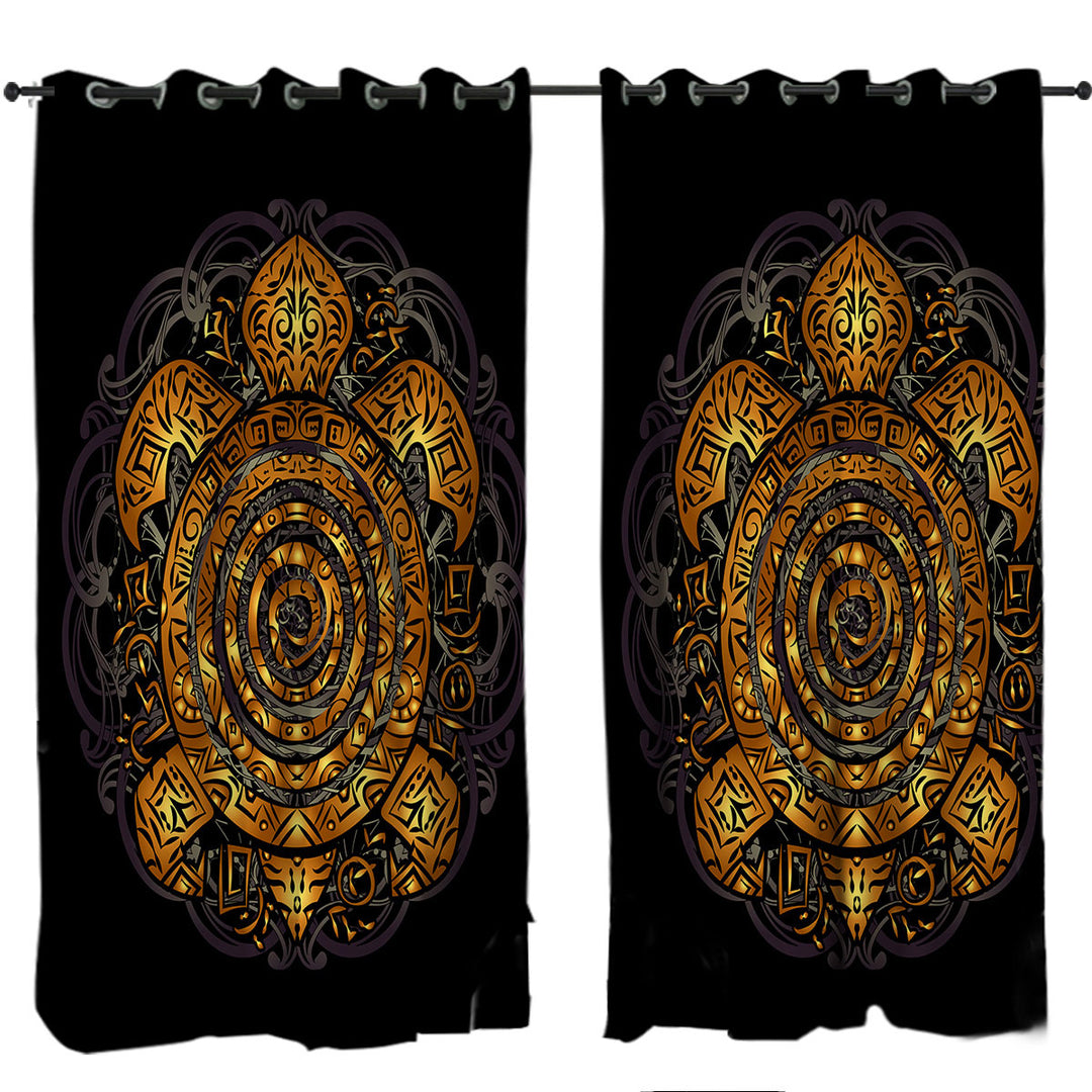 Oriental Turtle Curtain – Handful of Prints
